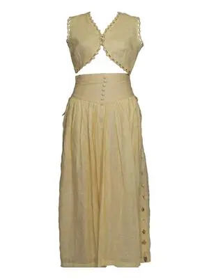 MUDA CLOTHING FZ LLC Ariel Linen Co-ord Set - Yellow