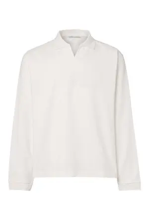 Studio Nicholson Cotton Polo Jersey Shirt - White