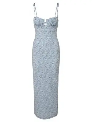 MONTCE Petal Floral Maxi Dress - Blue