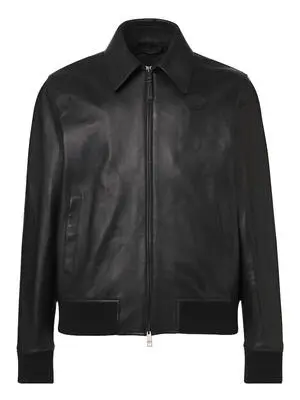 Burberry Bloomsbury Leather Jacket - Black