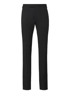 TOM FORD Shelton Wool Slim Pants - Black