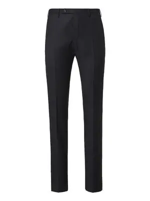 SLOWEAR Wool Slim Pants - Blue