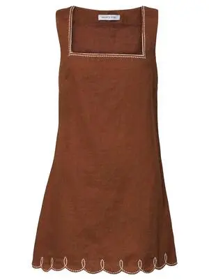VERONICA BEARD Veronica Beard Shanice Linen Minidress