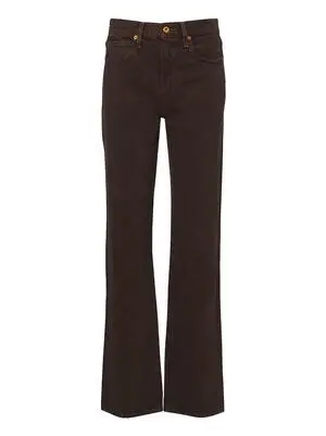 SLVRLAKE SLVRLAKE Phoenix Straight Leg Jeans Brown
