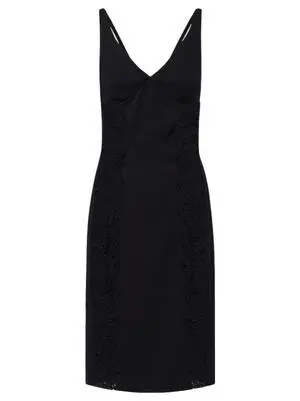 Stella McCartney Lace Trimmed Mini Dress - Black