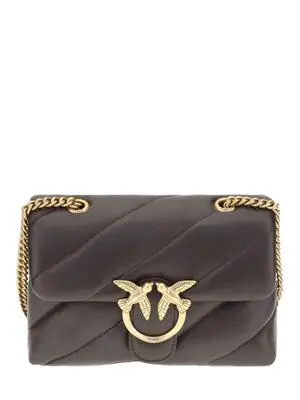 Pinko Shoulder Bag Love Puff Mini Cl - Brown