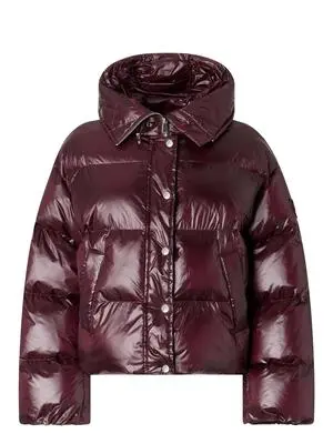 Pinko Padded Canvas Down Jacket - Red