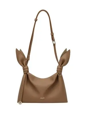 Loewe Scarf Mini Handbag In Smooth Calfskin - Brown