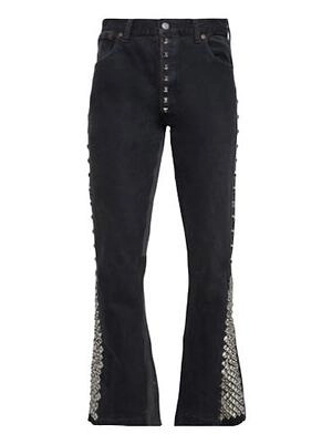 GALLERY DEPT. Studded La Flare Denim Jeans - Black
