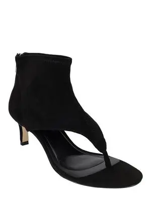 PELLE MODA Pelle Moda Zip-Up Thong Sandals With Padded Footbed