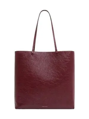 MANSUR GAVRIEL Large Filo Naplak Leather Tote - Claret