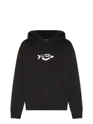Y3 Hooded Sweatshirt In French Terry - Black