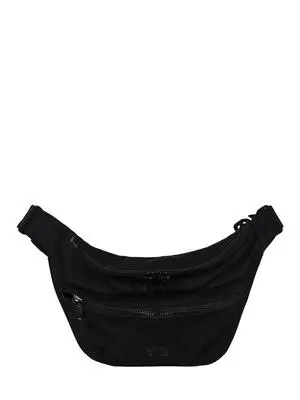 Y3 Staple Waist Bag - Black
