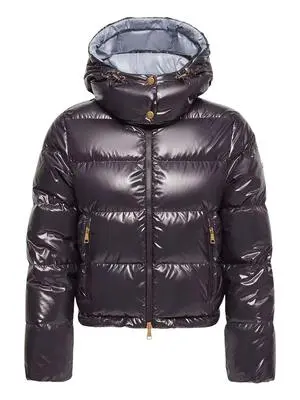 Moncler Short Quilted Puffer Jacket - Blue