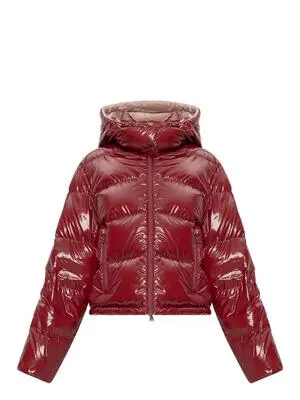 Moncler Short Quilted Puffer Jacket - Red