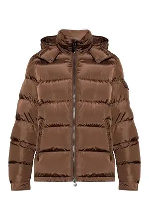 Moncler Maya Matte Short Down Jacket - Brown