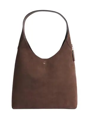 COACH Suede Brooklyn 39 Shoulder Bag - Brown