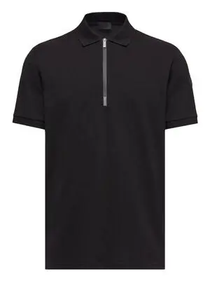 Moncler Mini Ss Polo Shirt - Black