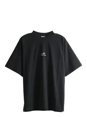 Balenciaga Medium Fit T-shirt For Fw26 Size - Black
