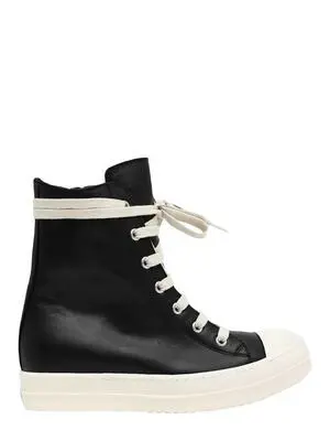 Rick Owens High Top Sneakers - Black