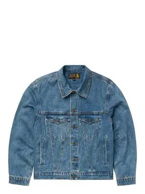 ONE OF THESE DAYS Denim Trucker Jacket - Blue