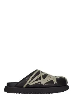 Rick Owens Padded Megalace Platform Pearl - Black