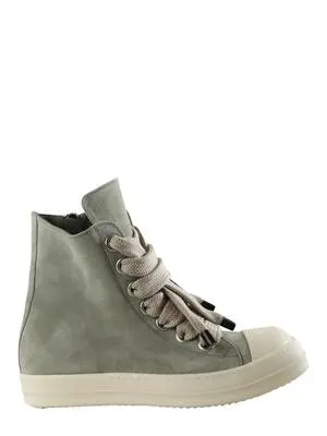 Rick Owens Jumbolace High Top Sneakers - Tan