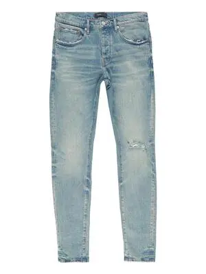 PURPLE BRAND Low Rise Slim Jeans - Blue