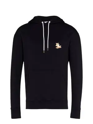 Maison Kitsuné Chillax Fox Patch Hoodie - Black