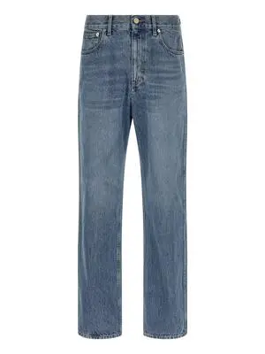 Gucci Délavé Effect Denim Jeans - Blue