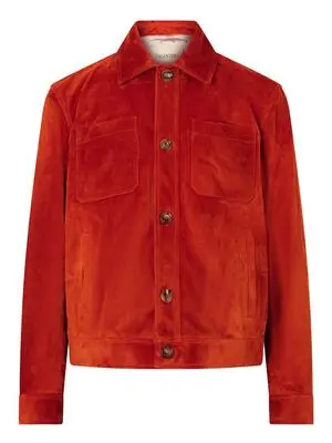 Valentino Garavani Suede Jacket - Red