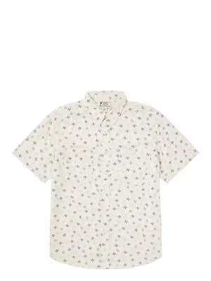 Ralph Lauren Printed Linen And Cotton-blend Shirt - Ecru