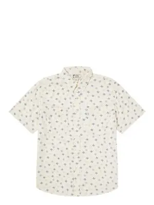 Ralph Lauren Printed Linen And Cotton-blend Shirt - Neutrals