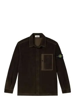 Stone Island Organic Cotton Corduroy Jacket - Brown