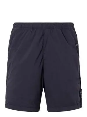 Stone Island Garment-dyed Shell Shorts - Black