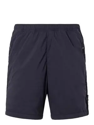 Stone Island Garment-dyed Shell Shorts - Black