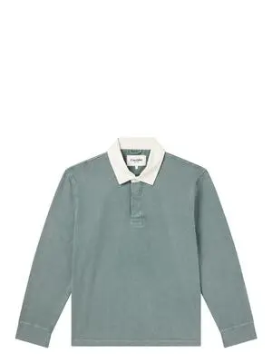 CORRIDOR Cotton-jersey Polo Shirt - Green