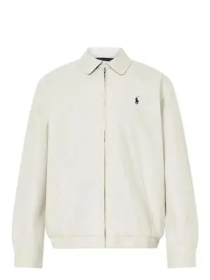 Polo Ralph Lauren Logo-embroidered Shell Jacket - Neutrals