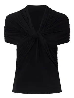 Tove Hadara Stretch-jersey Top - Black