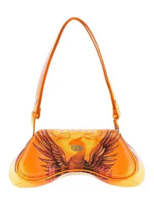 DIESEL® Play' Graphic Print Crossbody Bag - Orange
