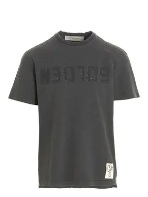 GOLDEN GOOSE Logo T-shirt - Gray