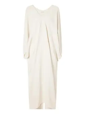 THE FRANKIE SHOP Lila Kaftan Ponte Maxi Dress - Neutrals