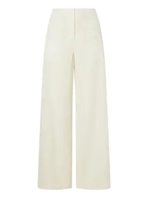 THEORY Theory Cotton Poplin Wide-Leg Pants