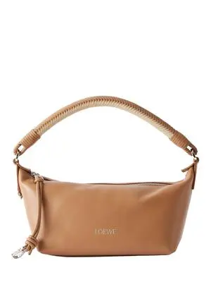 Loewe LOEWE Cala Leather Shoulder Bag Camel