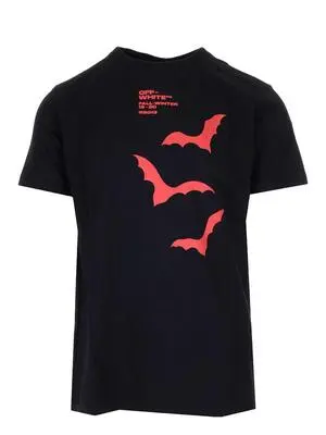Off-White Bat-slim T-shirt - Black