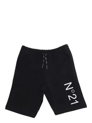 N.21 Elastic Waist Shorts - Black