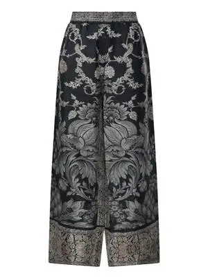 PIERRE-LOUIS MASCIA Aloes Wide-leg Pants - Nero