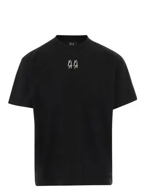 44 LABEL GROUP Soldout Logo Print T-shirt - Black