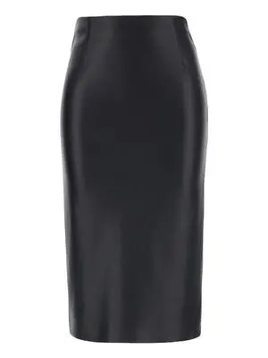 JUCCA High-waisted Midi Skirt - Black