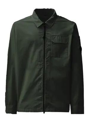 C.P. COMPANY Cotton Gabardine Shirt - Green